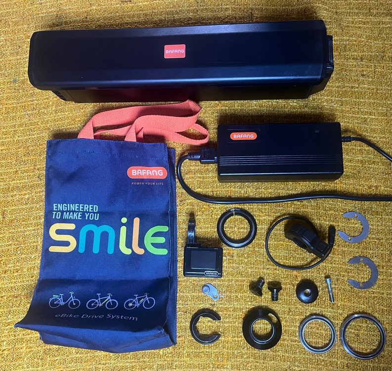 E Bike Kit mit Rahmen, Akku 840 WH, Motor BAFANG M510, 95NW | Kaufen auf Ricardo