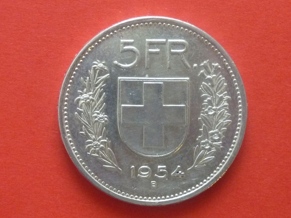 5 Fr. 1954 vorzüglich (Gebraucht) in Seon für CHF 12 – mit Lieferung auf Ricardo kaufen