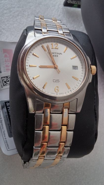 Certina 1888 DS bicolor Herrenuhr (Gebraucht) in Zürich für CHF 90 – mit Lieferung auf Ricardo ...