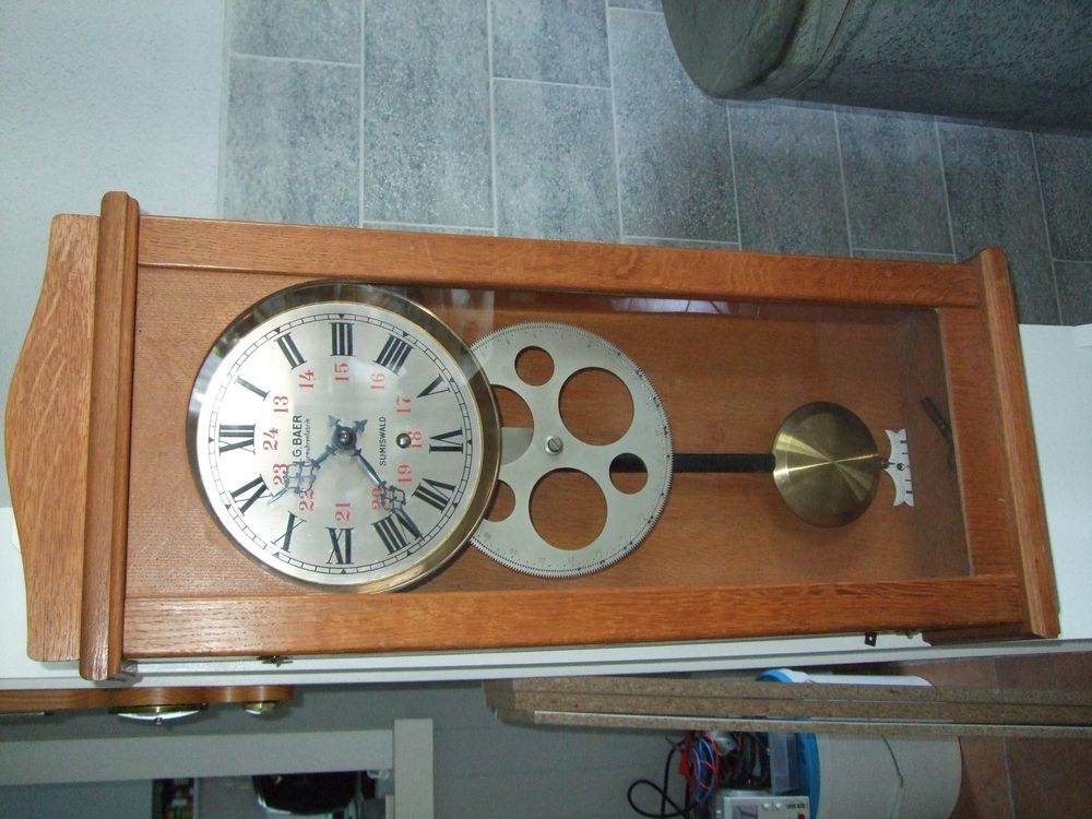 Signaluhr, Sumiswald, J.G.Baer, funktioniert | Kaufen auf Ricardo