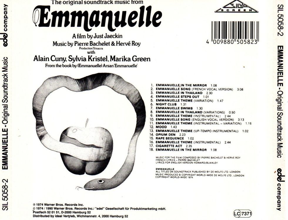 EMMANUELLE - OST - SOUNDTRACK - SYLVIA KRISTEL (Gebraucht) in ...