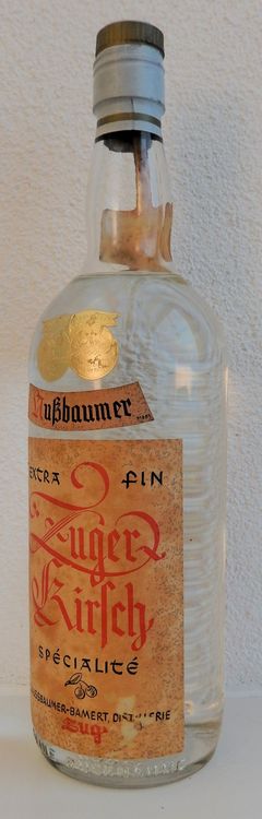 1Fl. Zuger-Kirsch 1Liter Kellerräumung alt | Kaufen auf Ricardo