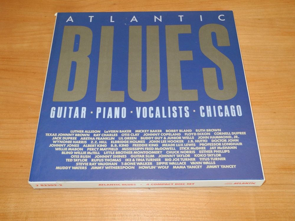 ATLANTIC BLUES BOX - GUITAR/PIANO - 4CDs (Neu (gemäss Beschreibung)) in ...