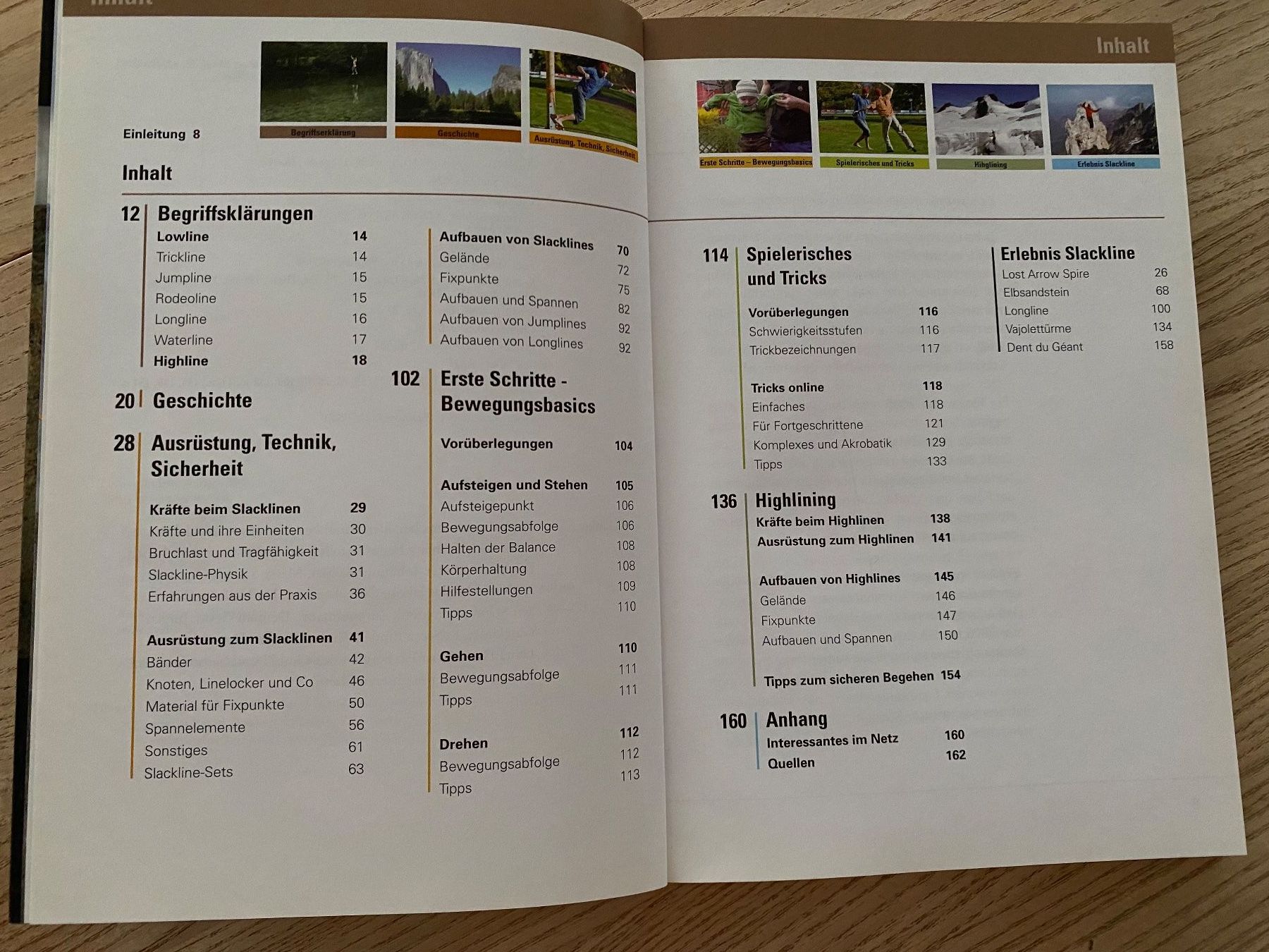 Slackline Buch Tipps Tricks& Technik, F. Miller&F.Friesinger (Gebraucht ...