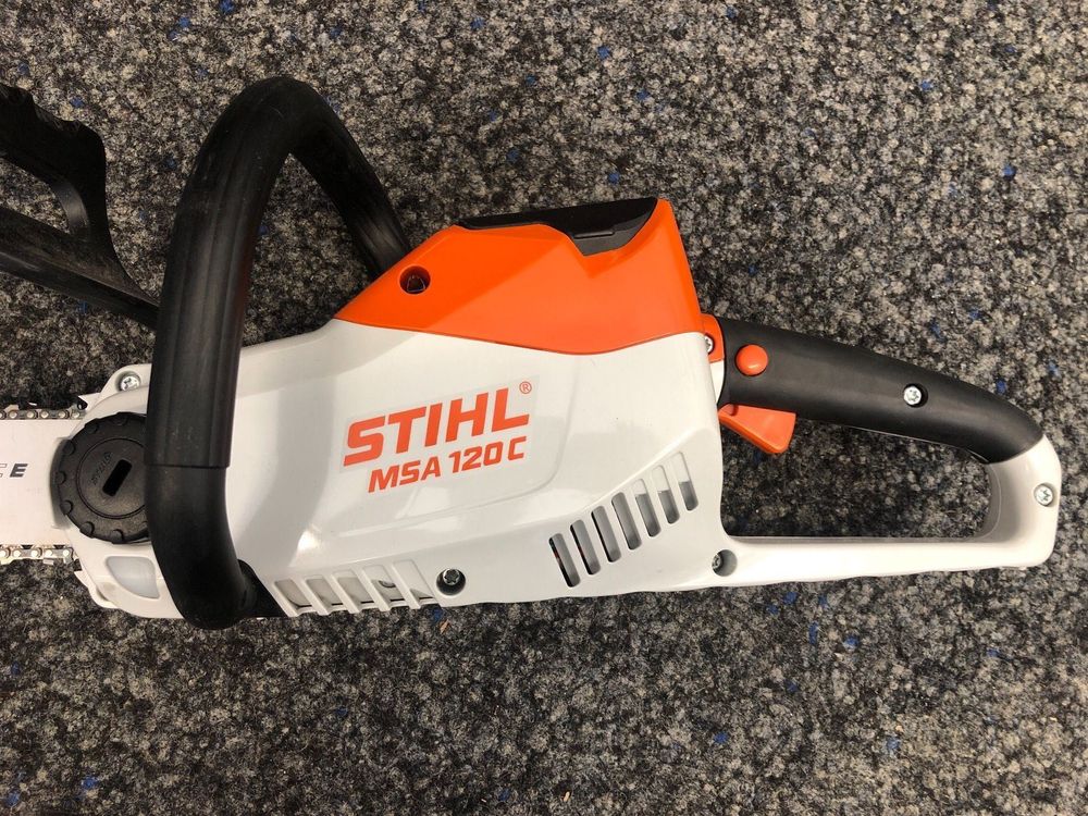 Neue Akku Kettensäge Stihl MSA 120c(j) (Neu und originalverpackt) in ...