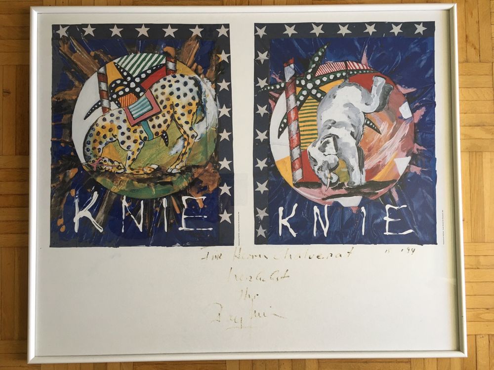 Rolf Knie Plakatentwurf 1994 (Gebraucht) in Wangen b. Olten für CHF 23 – mit Lieferung auf ...