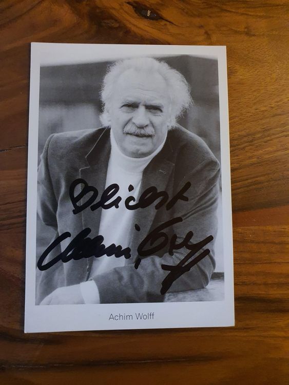 Achim Wolff, handsigniert (Gebraucht) in Buchs ZH für CHF 3 – mit ...