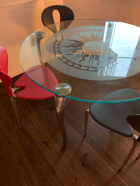 Runder Glastisch Designklassiker von Ycami (Gebraucht) in Uerikon für ...