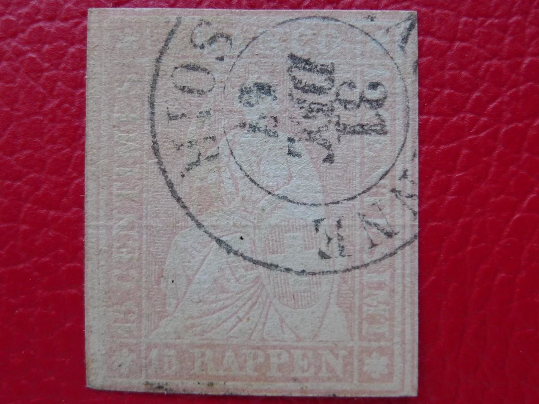 Strubel: 24D (24B3) von LAUSANNE: 31.DEZ.1857, Kat: 90.-+ (Gebraucht ...