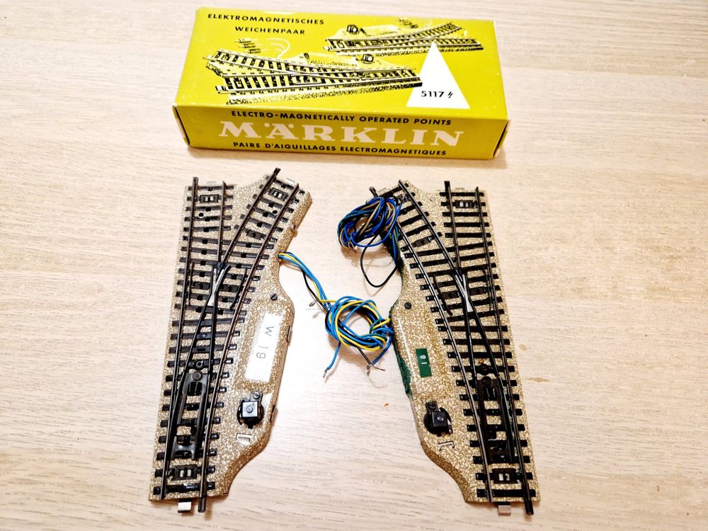 Märklin 5117 Weichenpaar M H0 (3) | Kaufen auf Ricardo