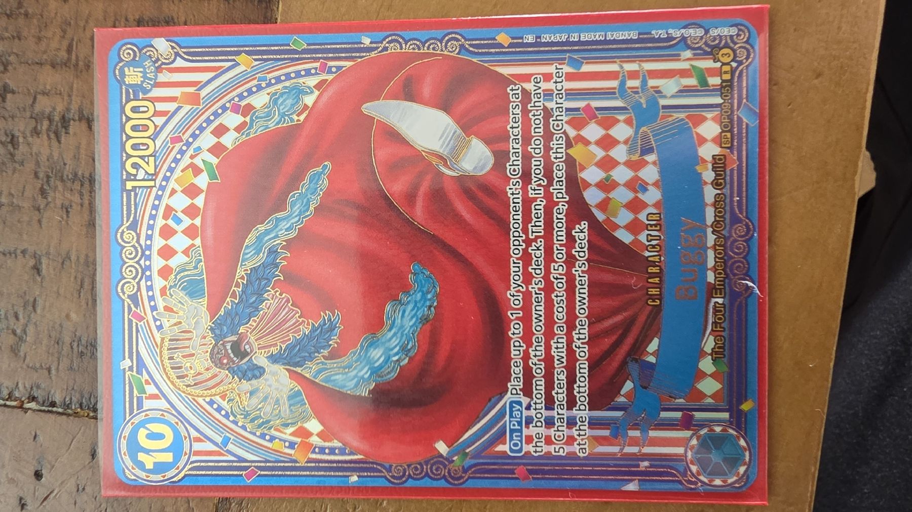 One Piece Karte: Buggy Gold - The Four Emperors/Cross Guild (Neu und ...