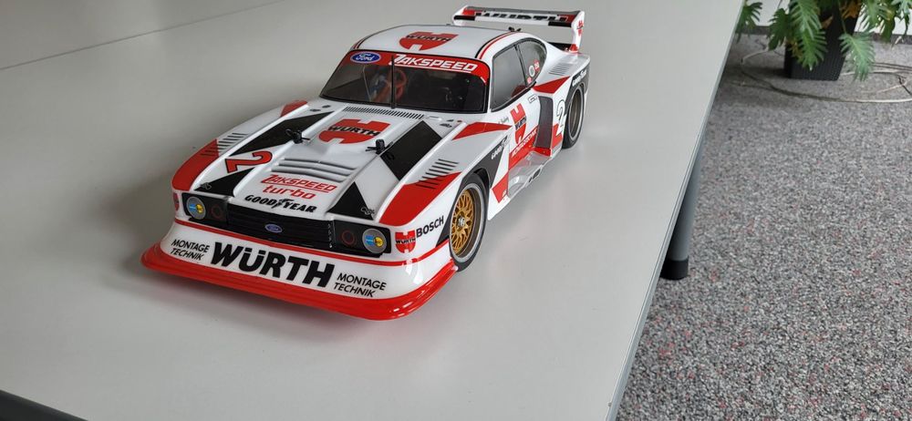 Tamiya RC Ford Capri Zakspeed Turbo Gr.5 Würth (TT02) (Gebraucht) in ...
