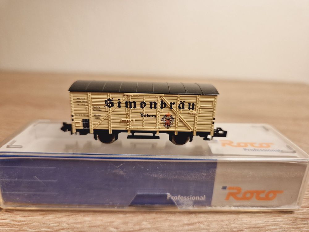 Roco N 25933 Güterwagen Simonbräu OVP NEU (Neu und originalverpackt) in ...