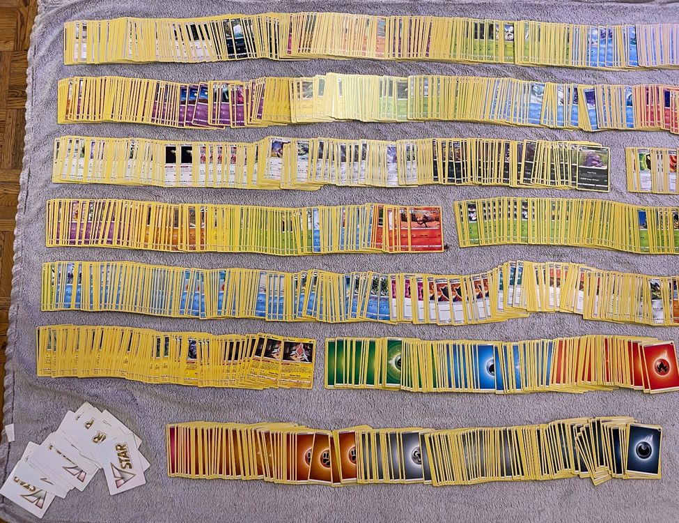 Grosses Pokemon Bulk Set 7389x Karten ab 1Fr. | Kaufen auf Ricardo