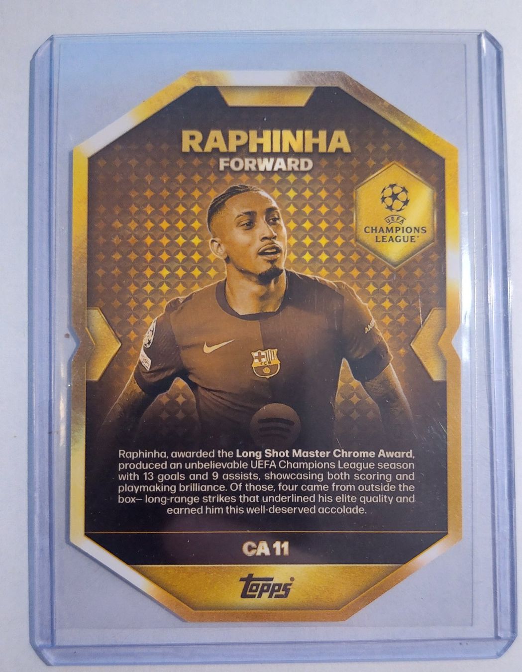 Topps 2025 Match Attax Chrome Award Shield Raphina WOW (Gebraucht) in ...