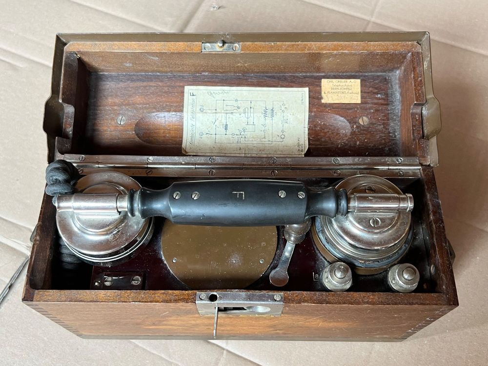 Telefon Kombinierte Feldstation Christian Gfeller AG - antik (Gebraucht) in Rehetobel für CHF 26 ...