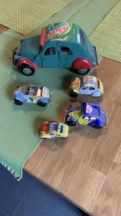 5 Blech-Autos + 1 Blech-Lieferwagen Citroën (Gebraucht) in Balsthal für ...