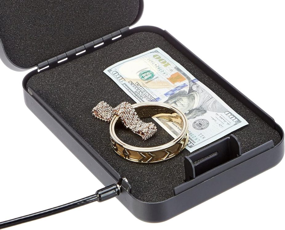 Tragbarer Tresor mit Zahlenschloss für Dokumente und Schmuck (Neu und ...