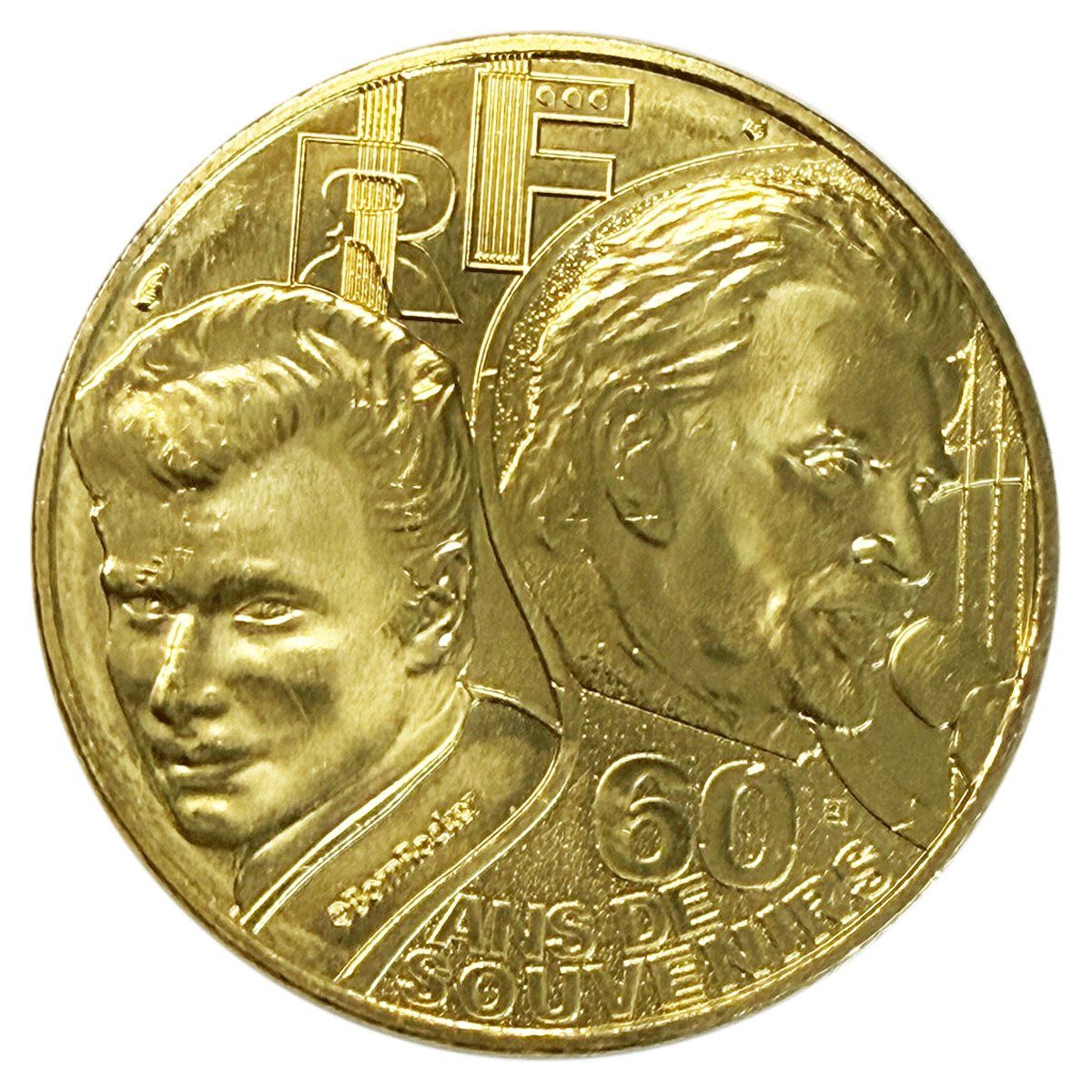 Pièce de collection Johnny Hallyday - 60 ans souvenir (Neuf (Voir ...