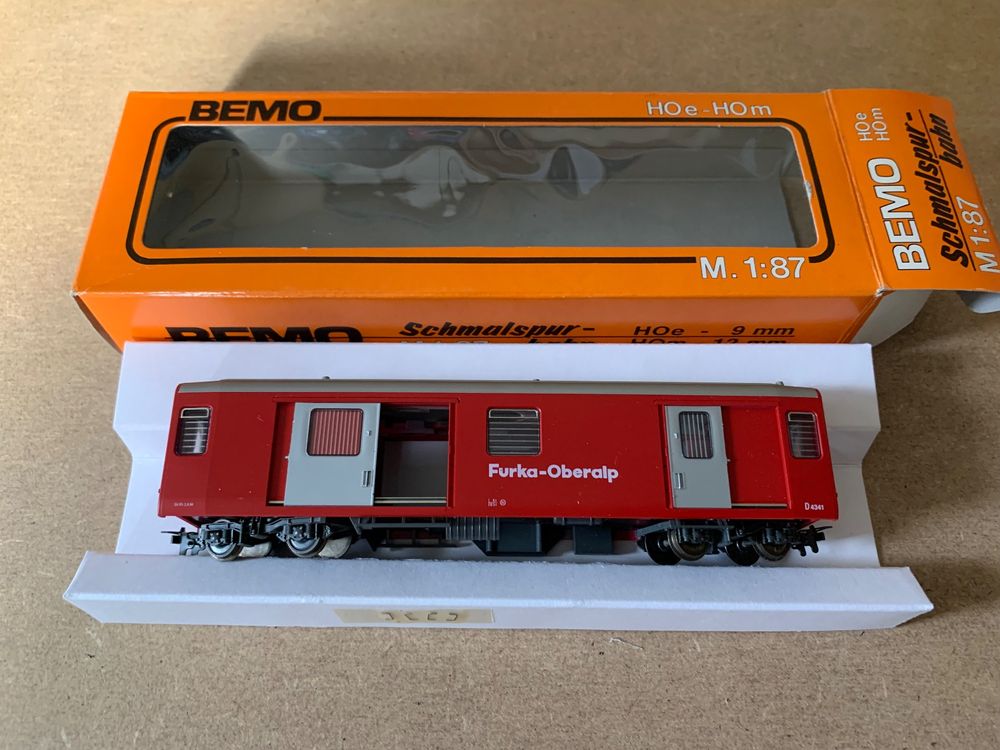 BEMO 3270 HOm Fourgon FURKA OBERALP D 4341 (Neu und originalverpackt) in La Chaux-de-Fonds für ...
