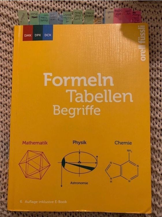 Formeln Tabellen Begriffe (Mat, Phy, Che (Gebraucht) in Gerlafingen für ...