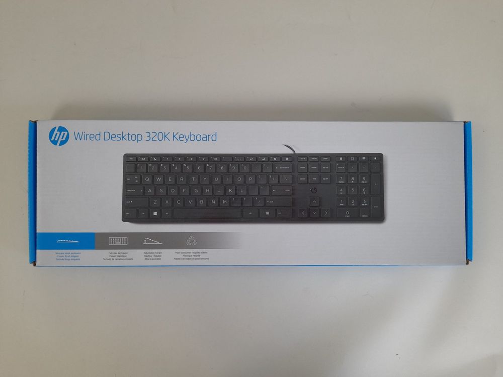 HP Wired Desktop 320K Keyboard NEU (Neu (gemäss Beschreibung)) in ...