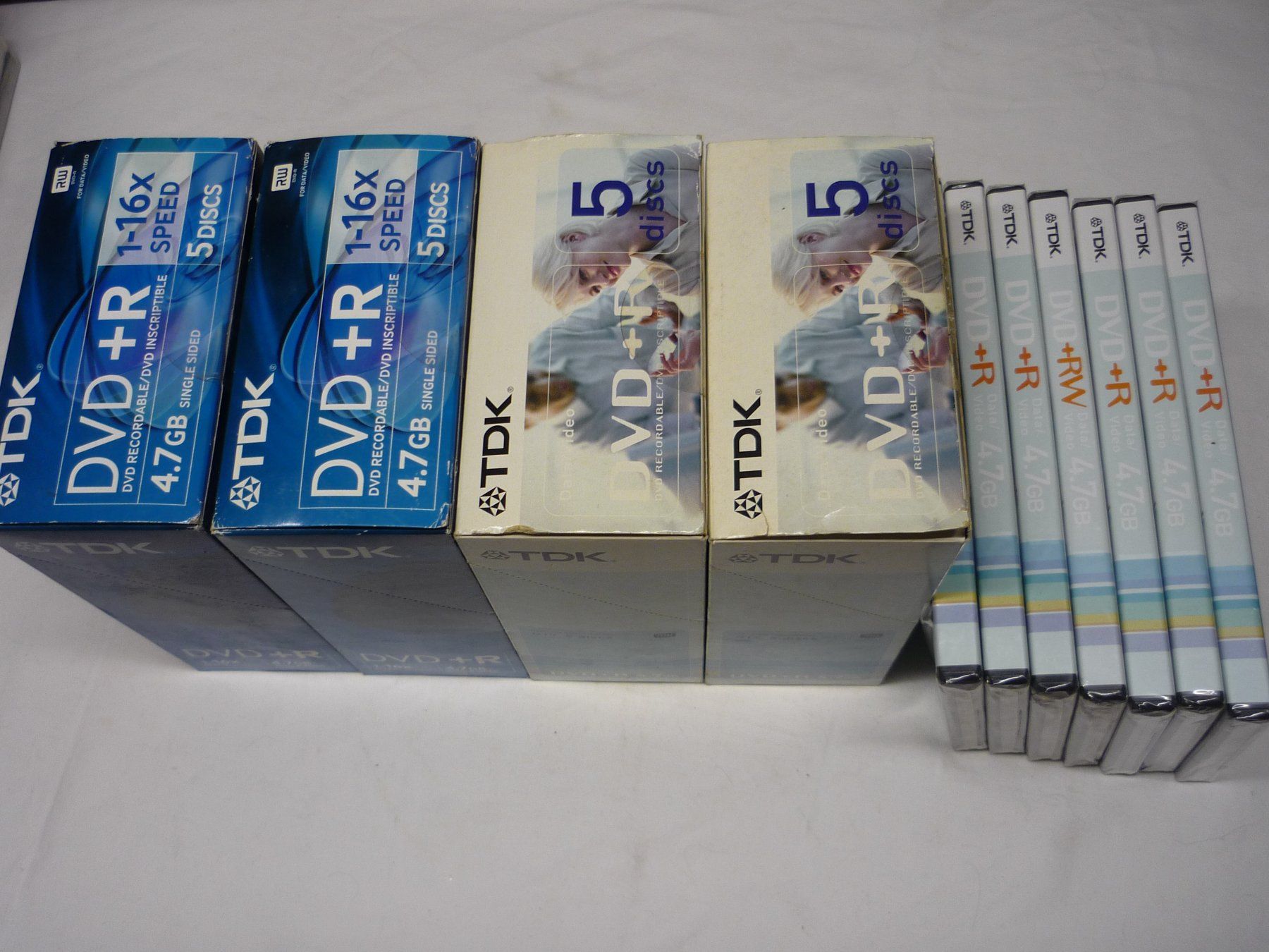 27 Neu OVP - TDK DVD+ R Rohlinge + Bluray HD (Neu und originalverpackt ...
