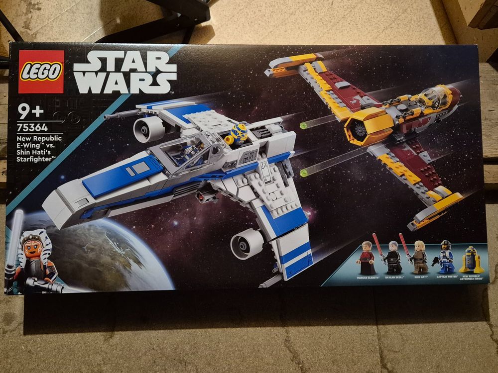LEGO 75364 Star Wars New Republic E-Wing vs. Shin Hati Set! (Neu und ...