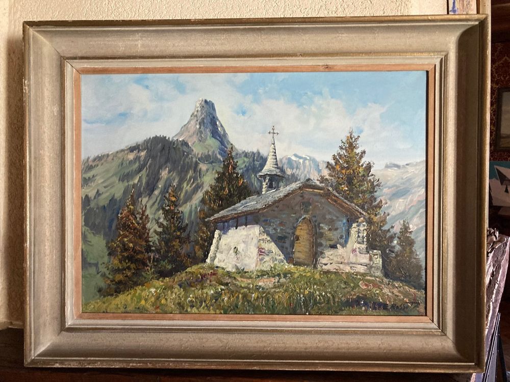 Tableau d'Erica Rosset, chapelle St-Jacques, Gruyères. (Gebraucht) in ...