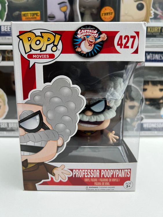 Funko POP! Movies Le Capitaine Slip Professor Poopypants | Kaufen auf ...