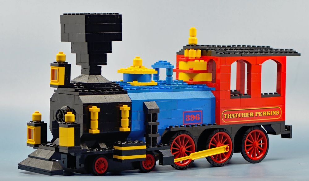 LEGO 396 Thatcher Perkins Locomotive mit OVP und BA (D'occasion) à ...