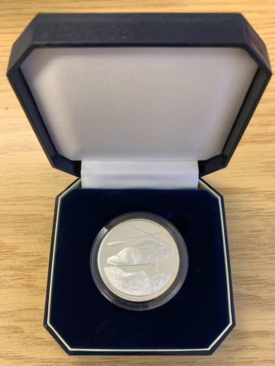 CH Sonder-/Gedenkmünze 2002 - 50 Jahre REGA / CHF 20.- (Neu und originalverpackt) in Gundetswil ...