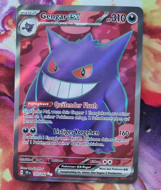 Gengar ex 193/162 DE Gewalten der Zeit | Kaufen auf Ricardo