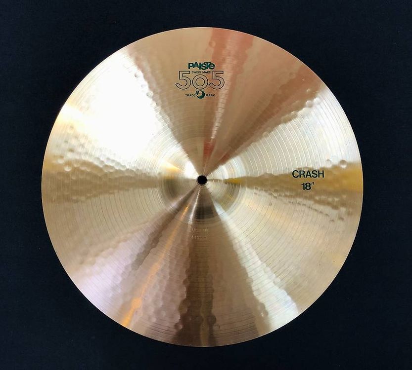 Crash 18" Paiste 505 Green Label - Swiss Made (Gebraucht) in Solduno ...