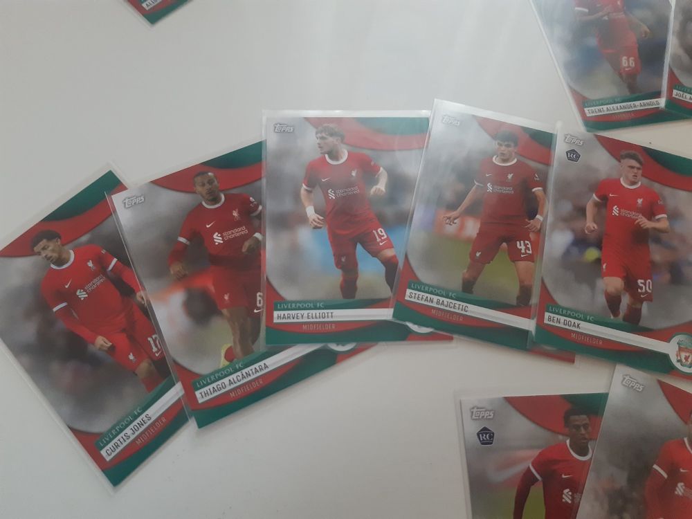 Topps Liverpool FC Official Team Set 23/24 Alle Base Karten (Neu ...