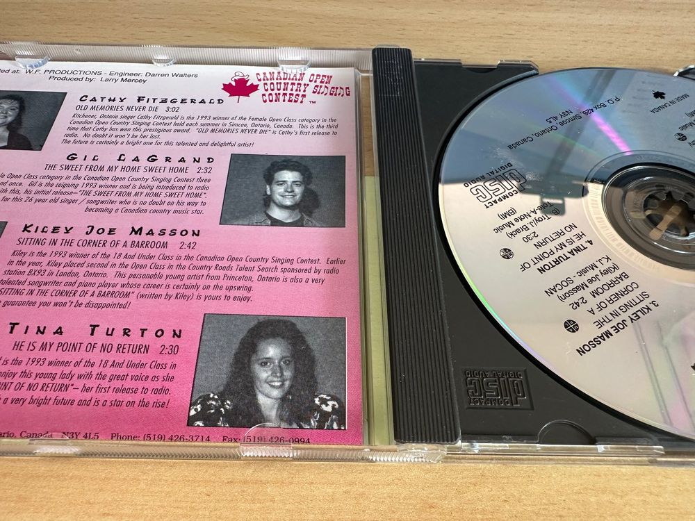 Canadian Open Country Singing Contest - 1993 Cintest Winners (Gebraucht ...