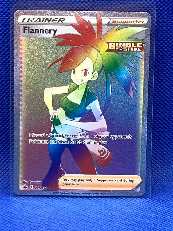 Pokemon Chilling Reign / Trainer Flannery 215 / 198 EN (Neu (gemäss ...