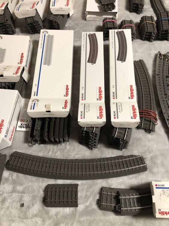 Märklin c-gleis Konvolut über 120 teile gleise weichen (Gebraucht) in ...