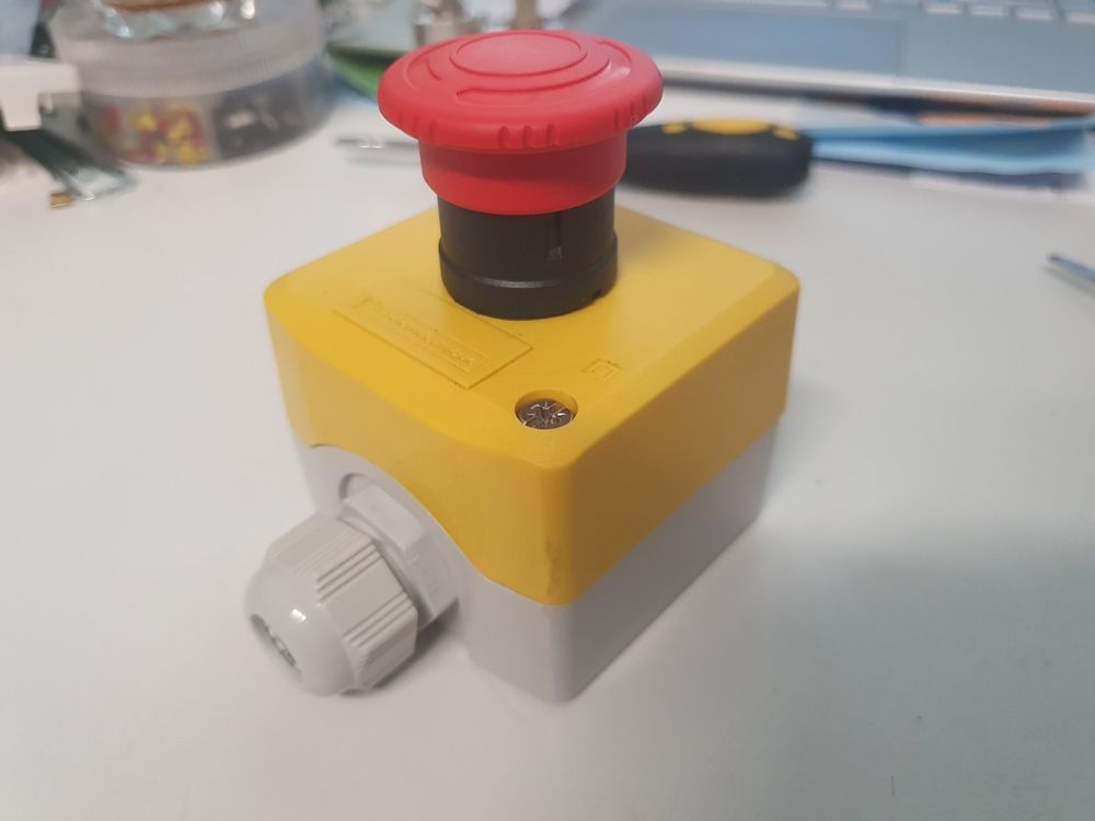 AP NOT-AUS Schalter Taster Emergency Stop Station 1NC 1NO (Gebraucht ...