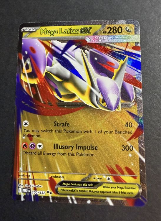Pokémon Mega Latias EX 100/132 Mega évolution EN (Neuf (Voir ...