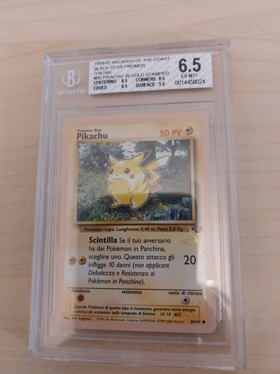 Pokemon Pikachu promo Wizzard of the coast, graad 6.5 (Gebraucht) in ...
