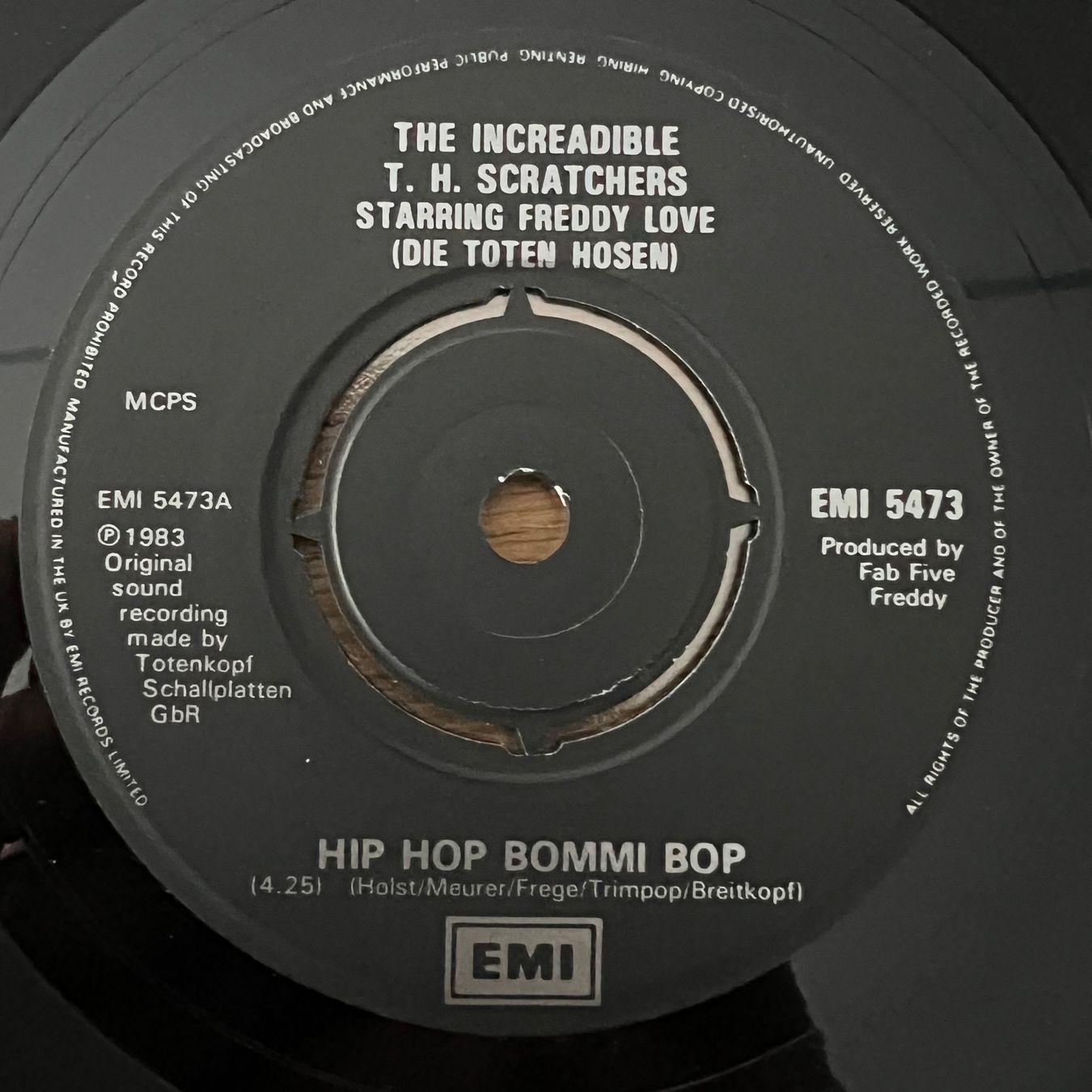 Incredible T.H. Scratchers - Hip Hop Bommi Bop / 1. UK 1983 (Gebraucht ...