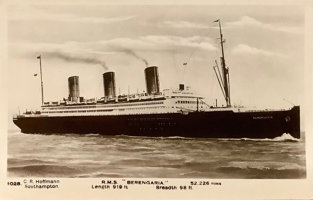 Antike AK - Royal Mail Ship BERENGARIA Dampfschiff England (Gebraucht ...