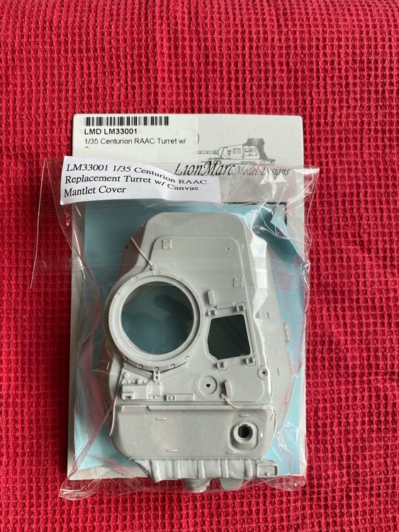 1/35 CENTURION RAAC TURRET W/CANVAS MANTLET COVER | Kaufen auf Ricardo