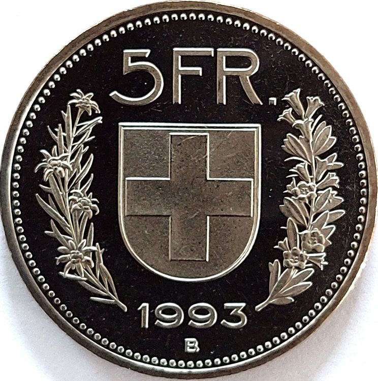 5 Franken 1993 stgl | Kaufen auf Ricardo