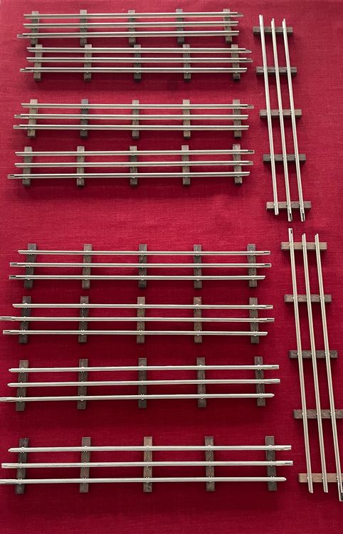 Buco Spur 0, 33 cm gerade 10 x Geleise/ Schienen 122 (Gebraucht) in ...