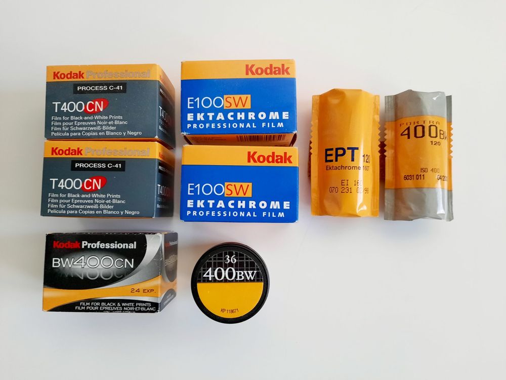 8 Filme Kodak (farbig / schwarzweiss) | Kaufen auf Ricardo