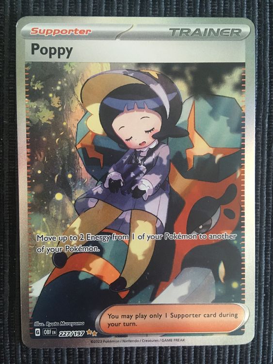 Pokemon Obsidian Flames Poppy Alt Art Englisch | Kaufen auf Ricardo