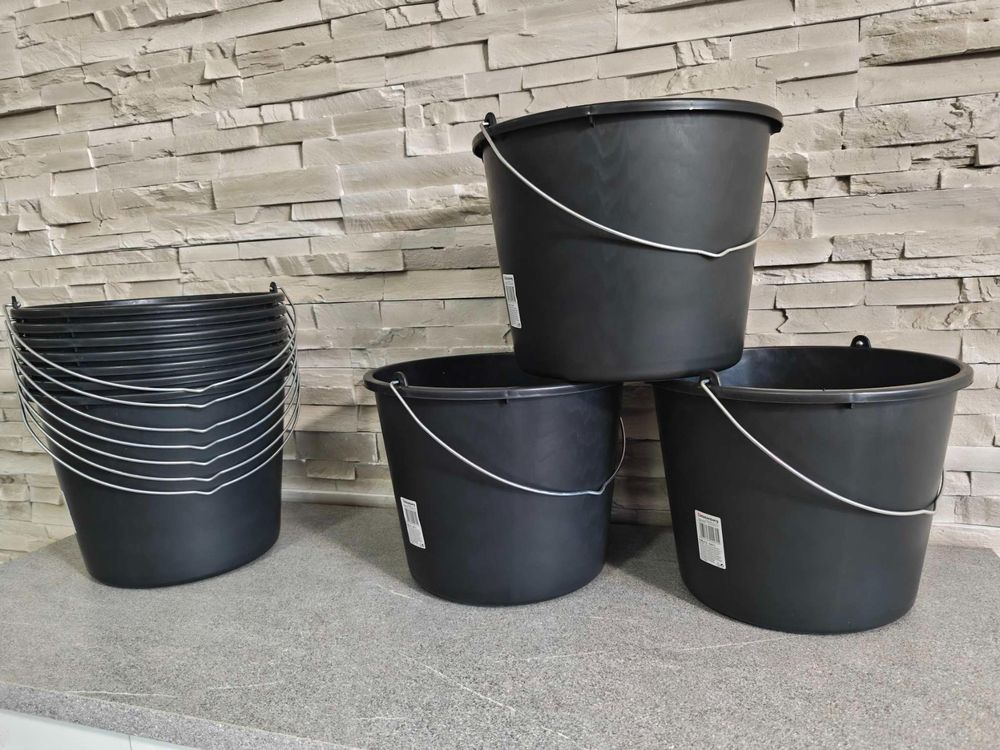 10 x Baueimer Mörteleimer Eimer Kübel Maurereimer 12 Liter (Neu (gemäss ...