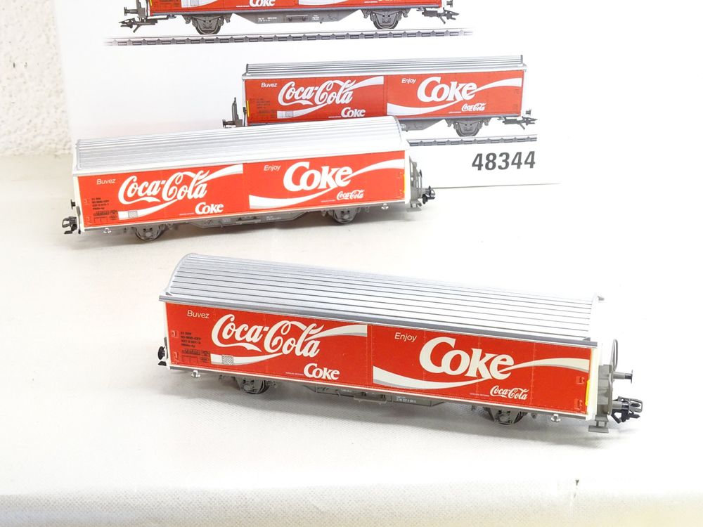 Märklin 48344 Coca Cola Set, 2 x Habis Güterwagen,H0,WS/AC (Neu und originalverpackt) in Wohlen ...